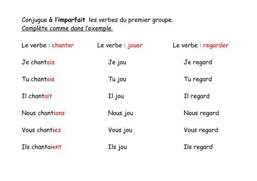 dans le verbe chanter