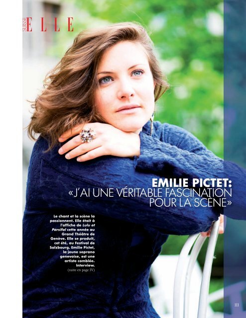 Elle New - Emilie Pictet