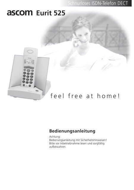 ascom Eurit 525 - Bedienungsanleitungen