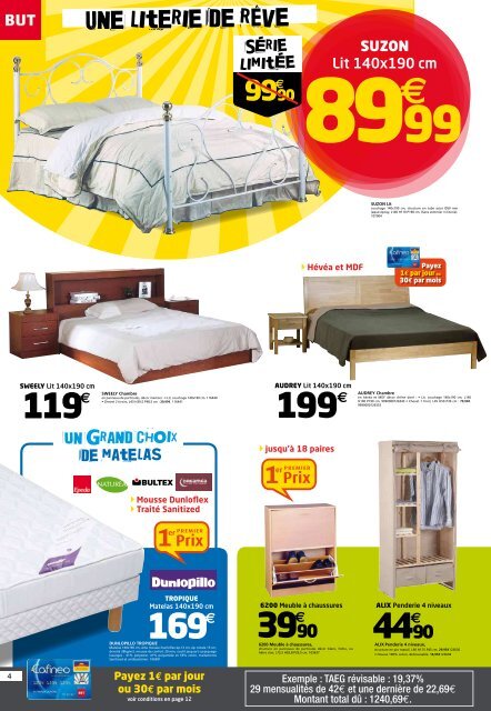 SWEELY Lit 140x190 cm 119