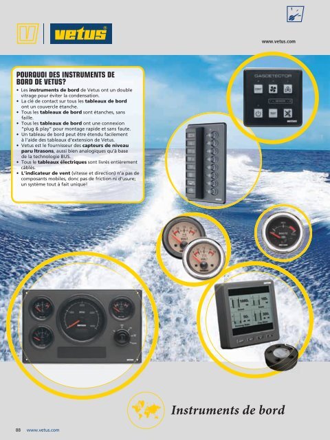 Instruments de bord - VETUS France