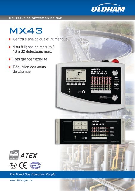 Oldham MX 43 Controller Literature Sheet (French) - Oldham - The ...