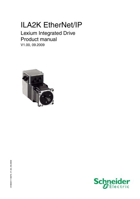 Product manual Lexium ILA2K Ethernet IP - BERGER - POSITEC