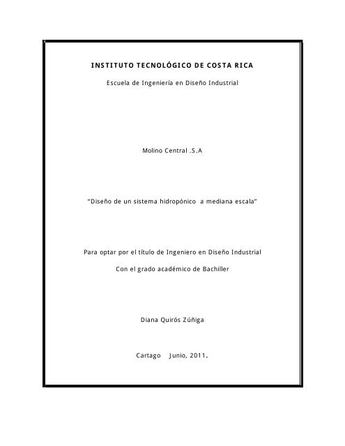 INSTITUTO TECNOLÓGICO DE COSTA RICA