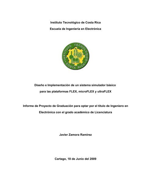 Instituto Tecnológico de Costa Rica Escuela de Ingeniería en ...