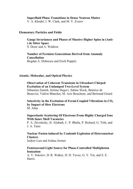 Physical Review Letters--