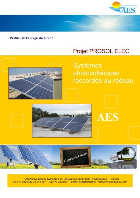Présentation du projet PROSOL ELEC