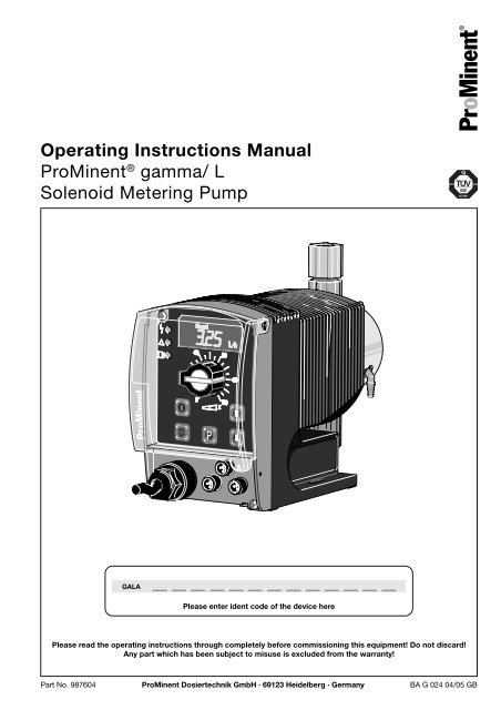 Prominent Fluid Controls Australia