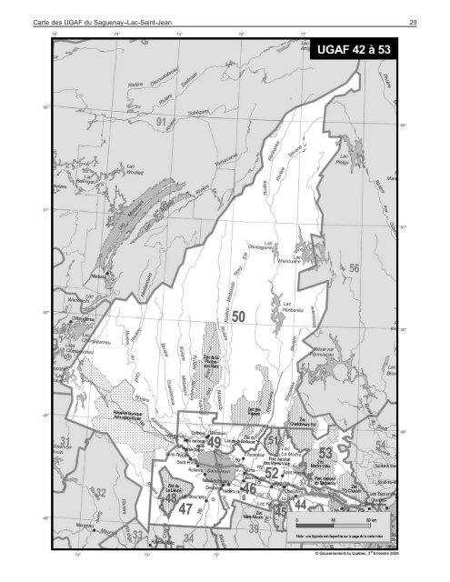 28 Carte des UGAF de la C