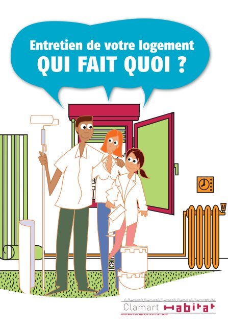Le guide de l'entretien du logement : qui fait quoi - Clamart Habitat