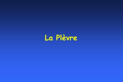 La Plèvre