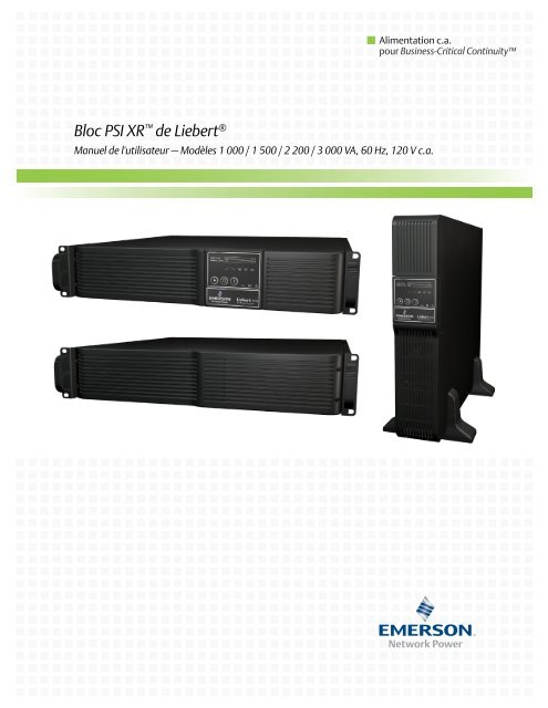 Bloc PSI XR™ de Liebert® - Emerson Network Power