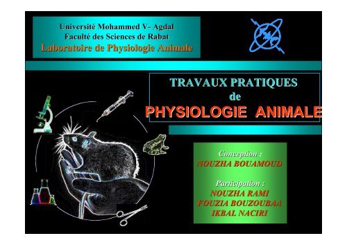 TP presentation2008 - Faculté des Sciences Rabat