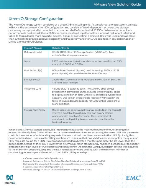 XtremIO Storage Configura