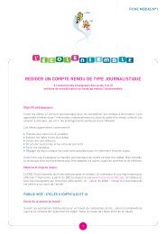 Type de texte: explicatif Type d 'écrit : le compte rendu - Amiens 4