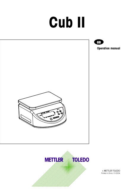 Operation Manual cub II