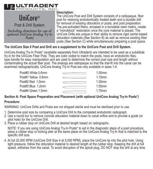 UniCore - Ultradent Products, Inc.