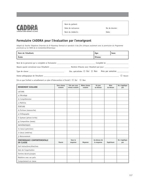 116 Version: Octobre 2011