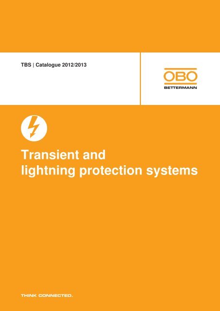 TBS Transient and lightning protection systems - OBO Bettermann