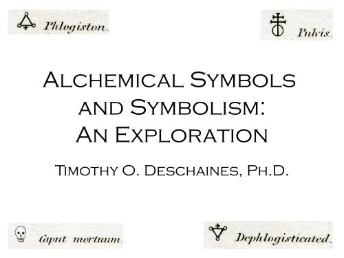Alchemical Symbols and Symbolism: An Exploration