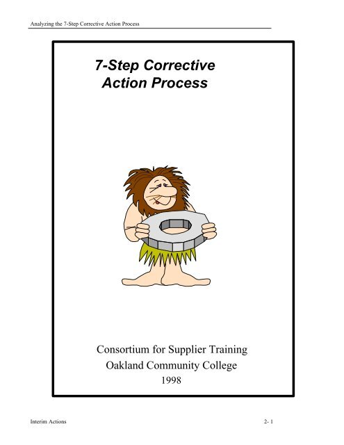 Analyzing The 7 Step Corrective Action Process Chrysler