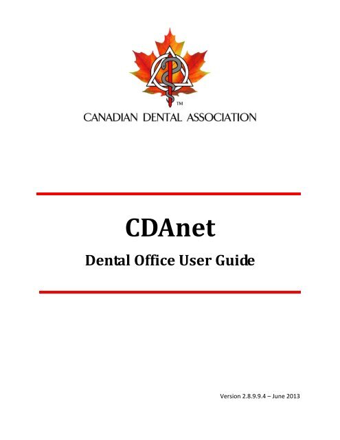 Canadian Dental Association Logo