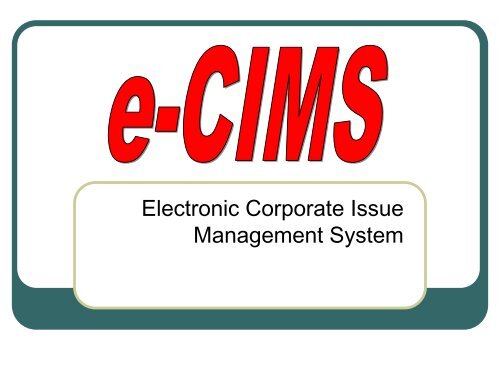 eCIMS - Chrysler