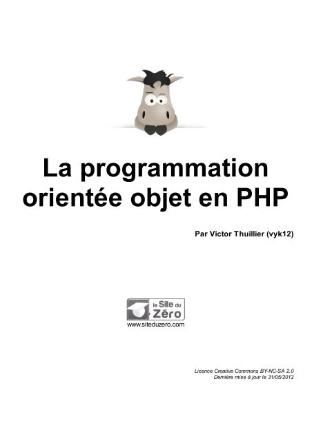 La Programmation Orientée Objet En Php Le Hollandais Volant