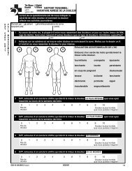 Brief Pain Inventory (BPI) - Questionnaire concis sur les douleurs