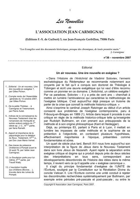 Les Nouvelles - Micro-Solus