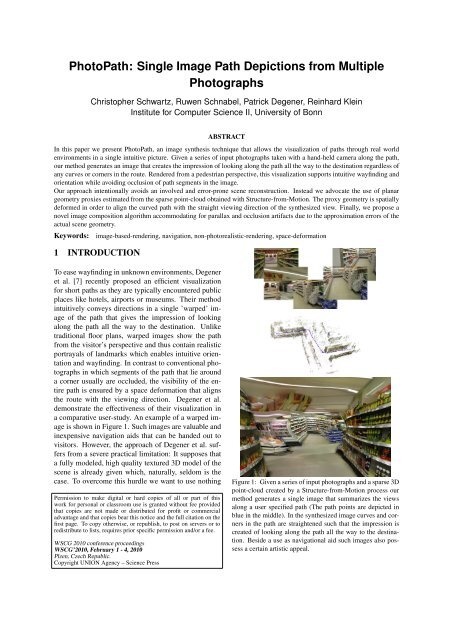 PhotoPath: Single Image Path Depictions from Multiple Photographs