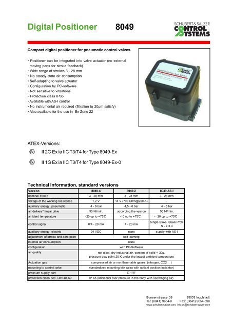 8049 Digital Positioner