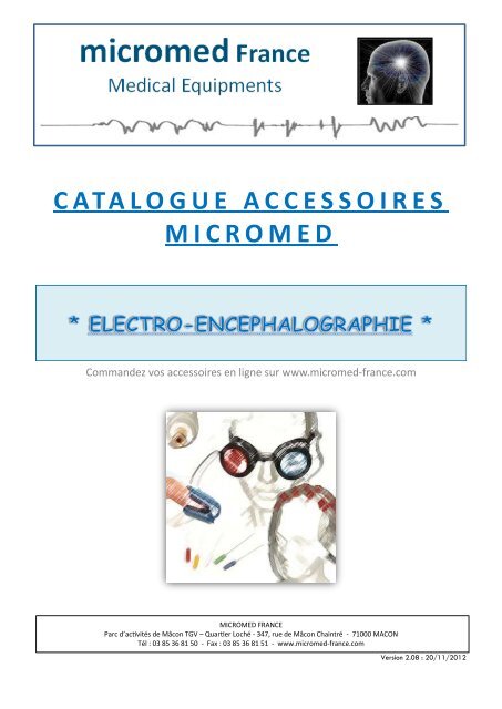 Catalogue Accessoires EEG - Micromed France
