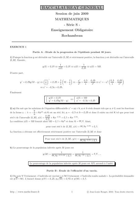 nombre complexe exercice corrigé bac math tunisie