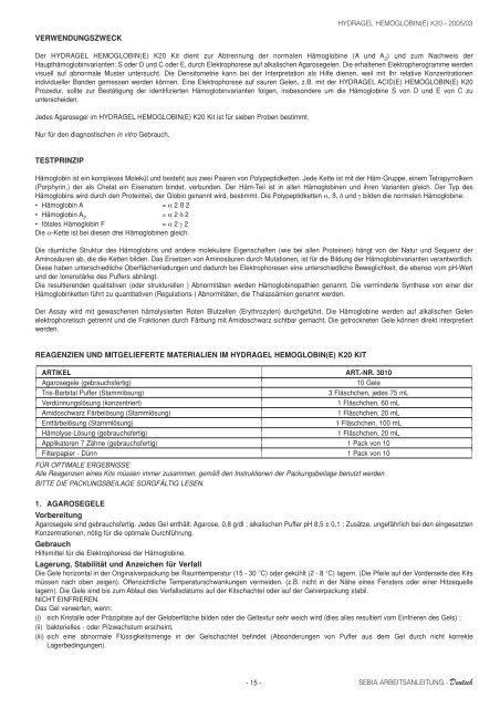 VERWENDUNGSZWECK - 15