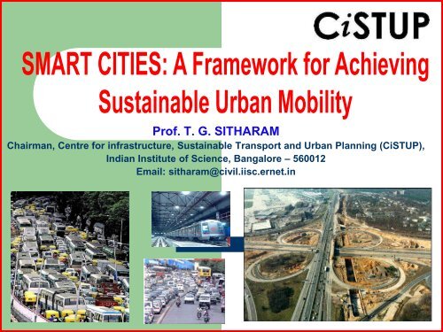 Prof. TG SITHARAM - CiSTUP