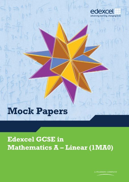 Edexcel Gcse Mathematics Linear 1ma0 Simultaneous Equations Mark Scheme ... Edexcel Gcse Mathematics Linear 1ma0 Simultaneous Equations Mark Scheme ...