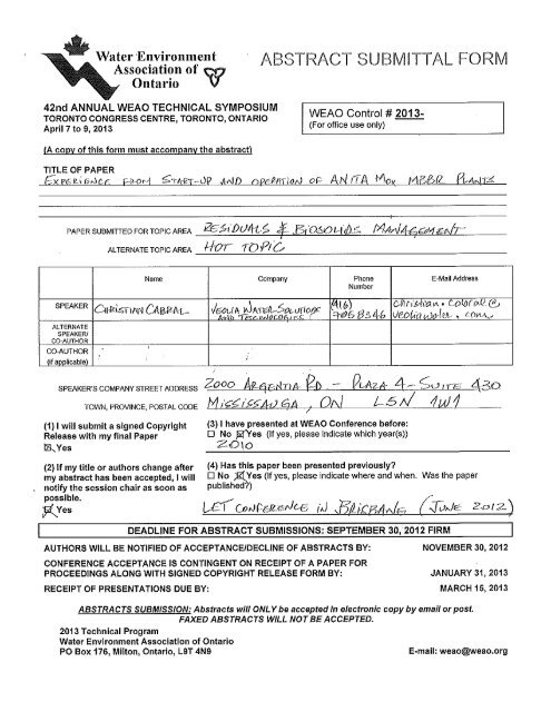 Experience From Start-Up and Operation of ANITA Mox MBBR Plants