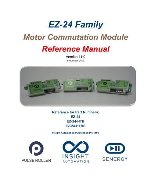 EZ-24 Module Reference Manual Revision 11.0 - Insight Automation's