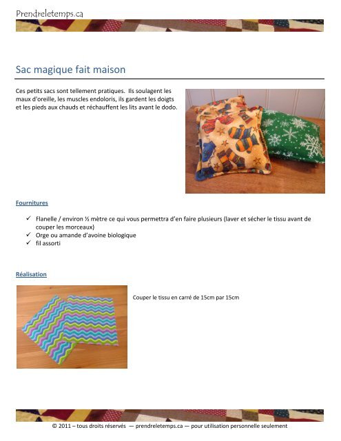 Sac Magique Maison Avec Riz | Ventana Blog