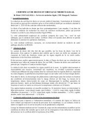 Constat de mort, certificat de décès, éléments de législation