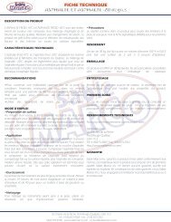 fiche technique ciment autonivelant niveltech à ... - Sable Marco Inc.