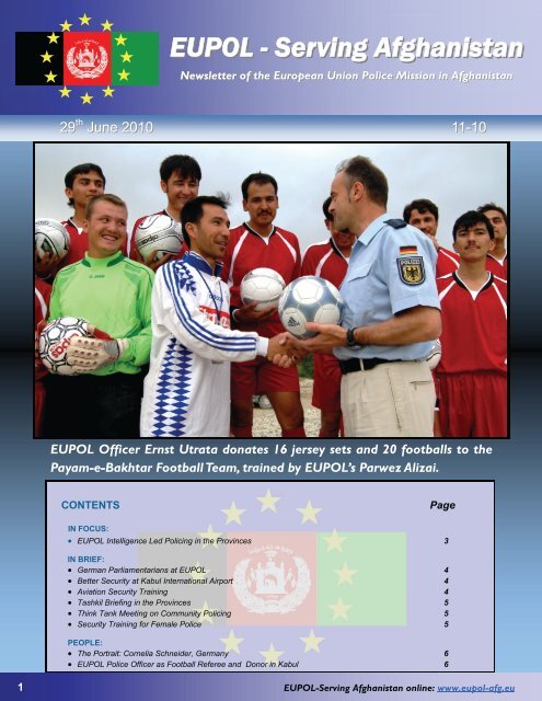 EUPOL - Serving Afghanistan
