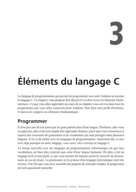 Arduino Les Bases De La Programmation Pearson 6108