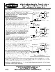 MT1701A CHORE-TRONICS® Model 32 & 40 Controls Install ...