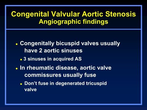 Congenital Valvul