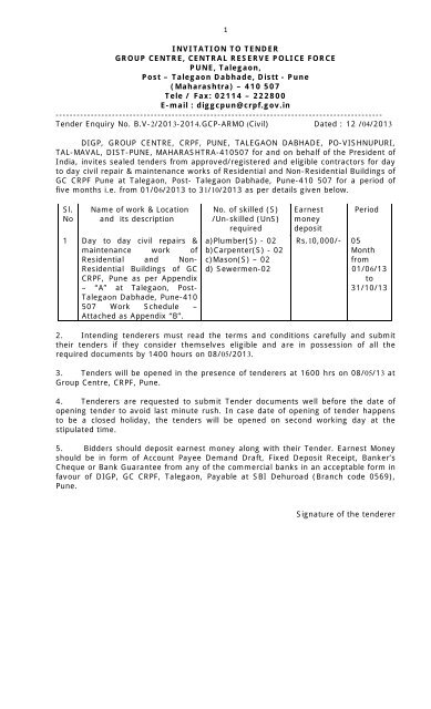 Pune - Central Reserve Police Force