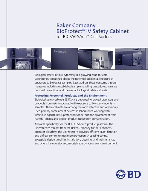 Baker Company BioProtect® IV Safety Cabinet - AFCG