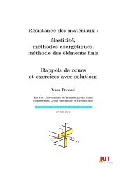 RDM – Ossatures Manuel d'utilisation - IUT Le Mans