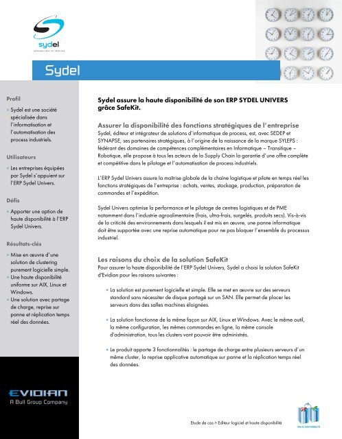 Sydel - Evidian